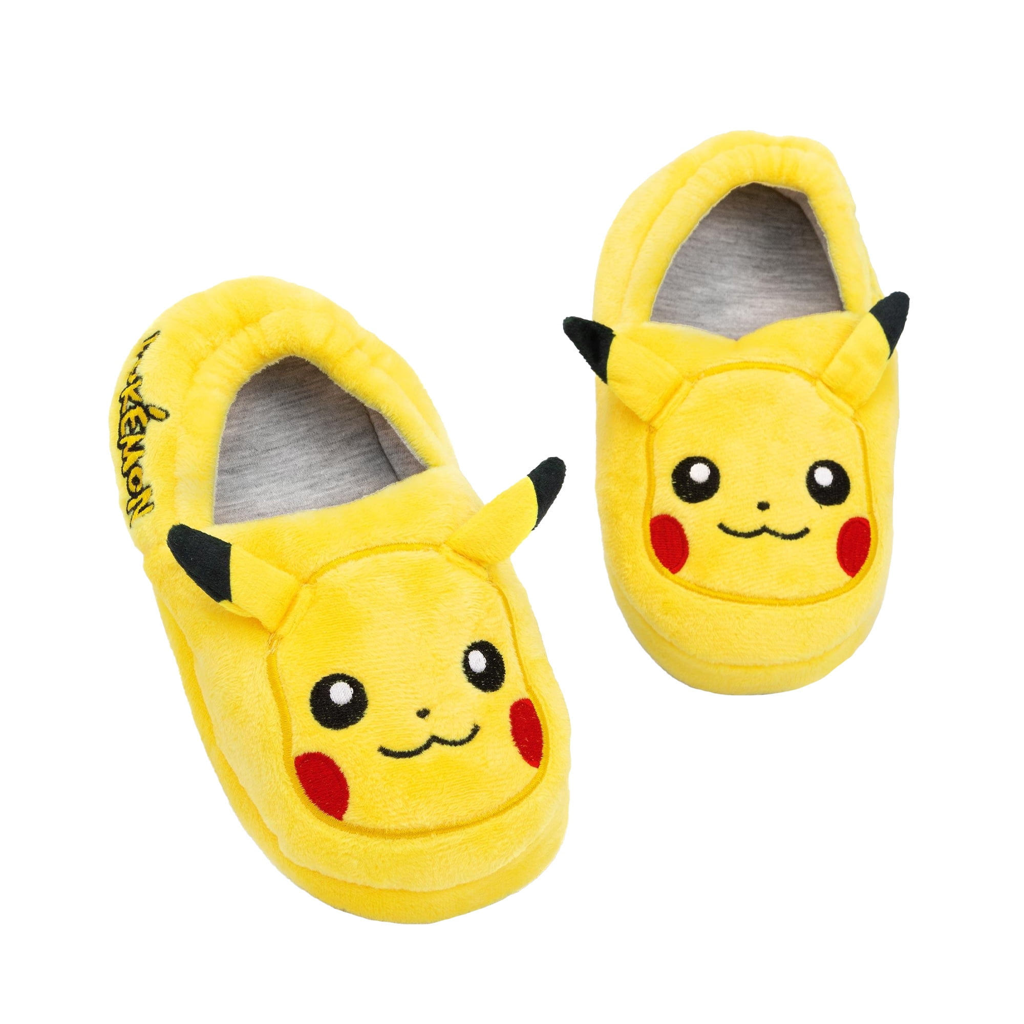 Pokemon Boys/Girls Pikachu 3D Face Character Slippers - Walmart.com