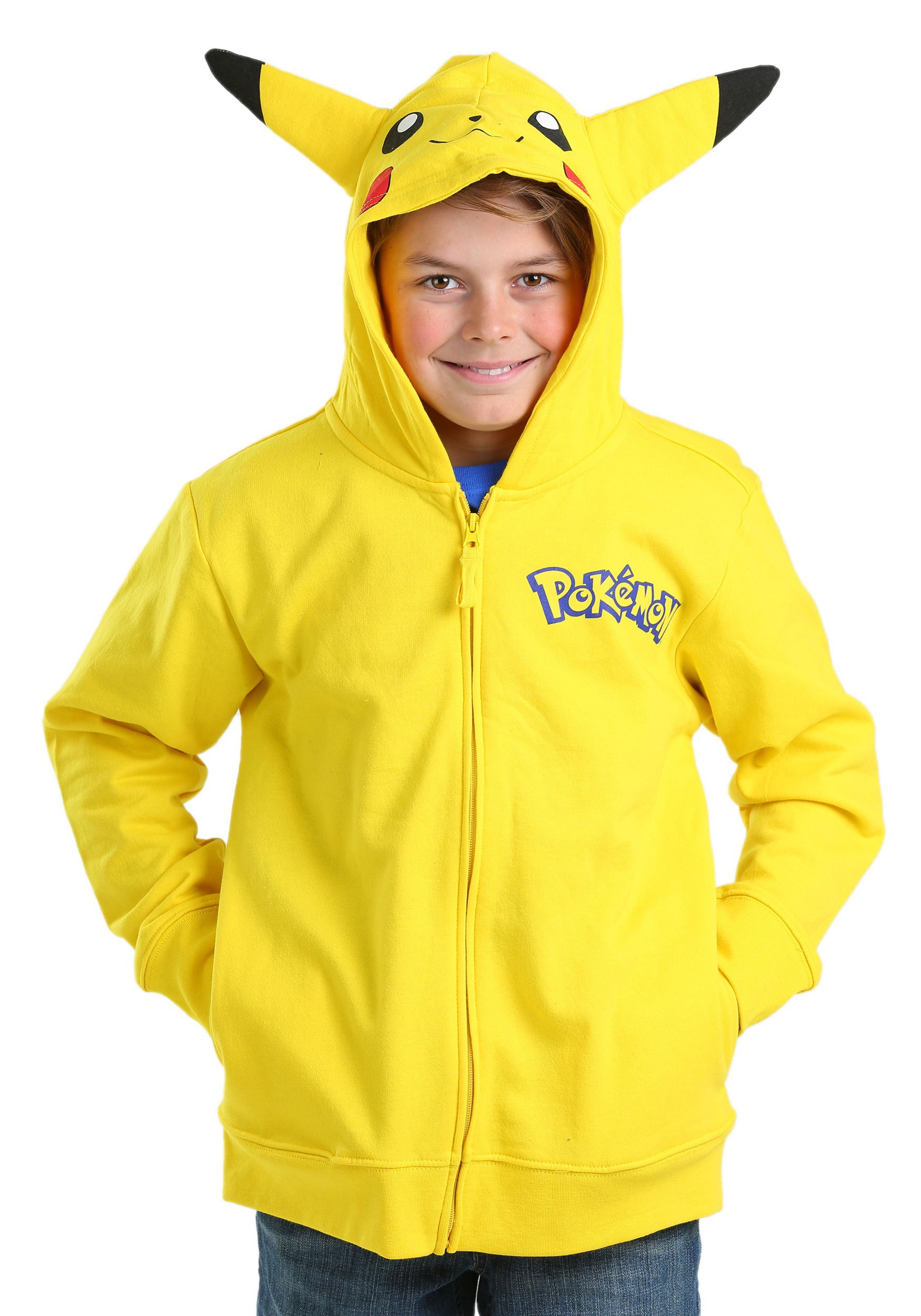 Pokemon Boys Pikachu Costume Sweatshirt - Walmart.com