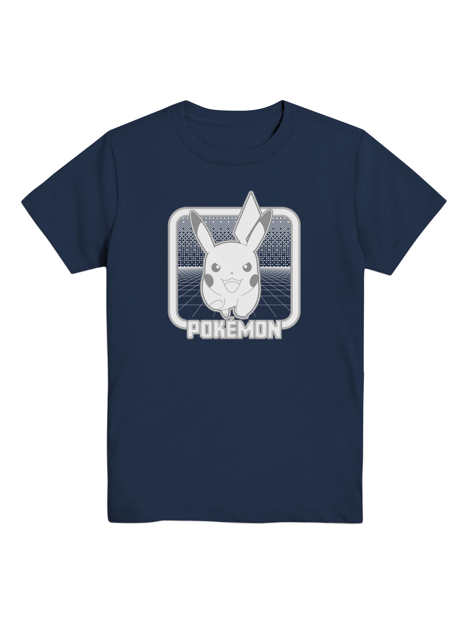 Pokemon Boys Pikachu, Crew Neck, Short Sleeve, Graphic Tee, Sizes 4-18 ...