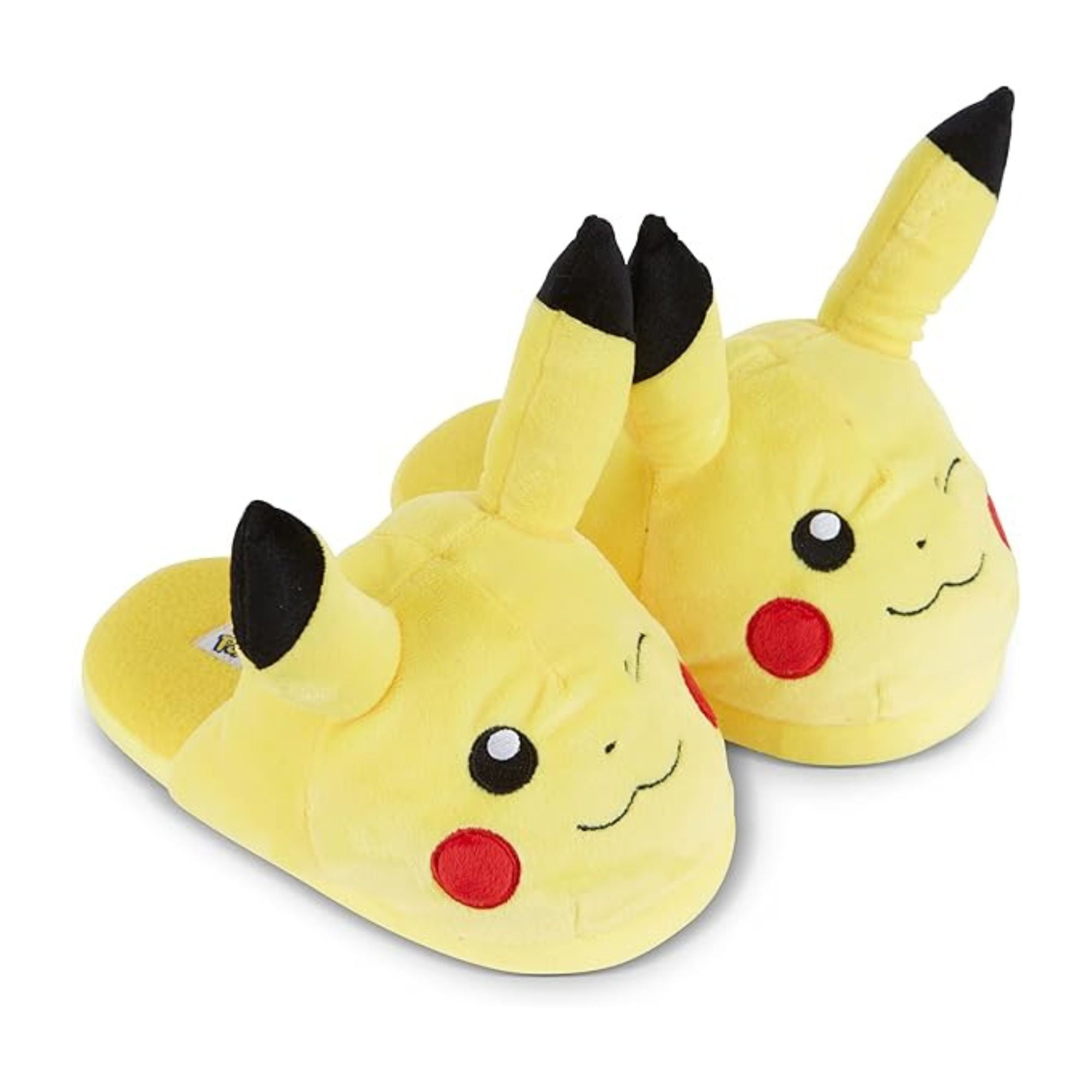 Pokemon Boys Pikachu Slippers, 3D Plush Pikachu Indoor Slippers for ...