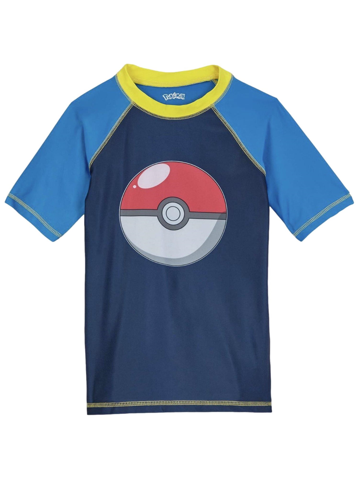 Pokemon Boys' Pokeball Rash Guard, Sizes XS-L - Walmart.com