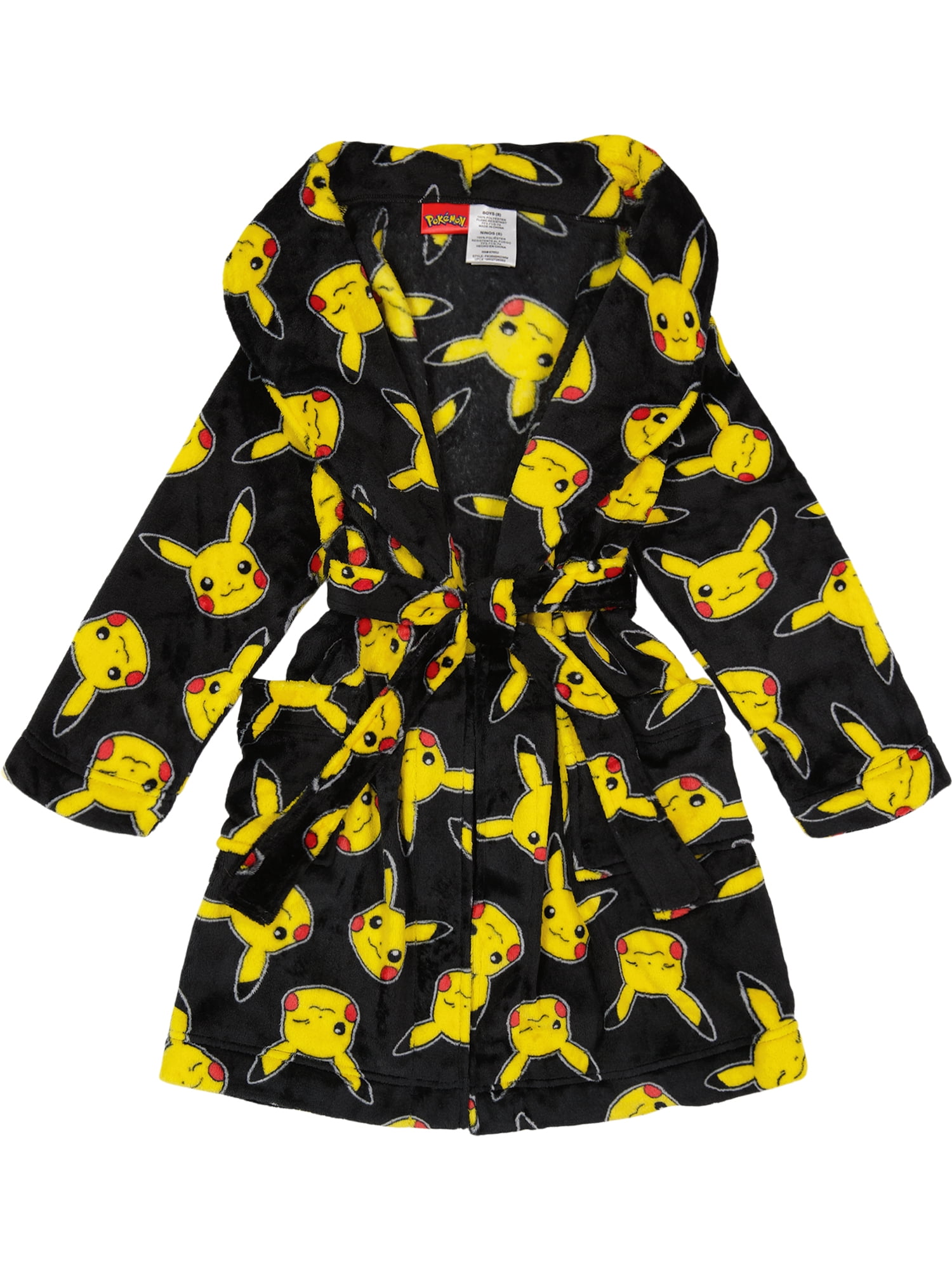 Pokemon Boys Robe Sleepwear, Sizes 4-12 - Walmart.com