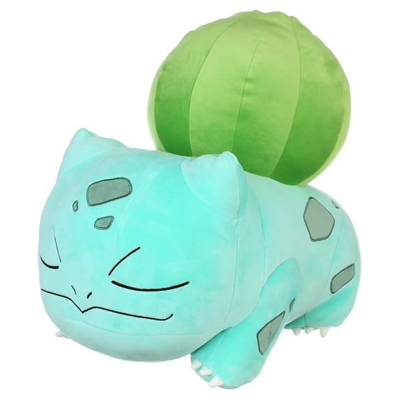 Pokemon 18” Cute Grass Type Plushie - Bulbasaur in Sleeping Posture ...