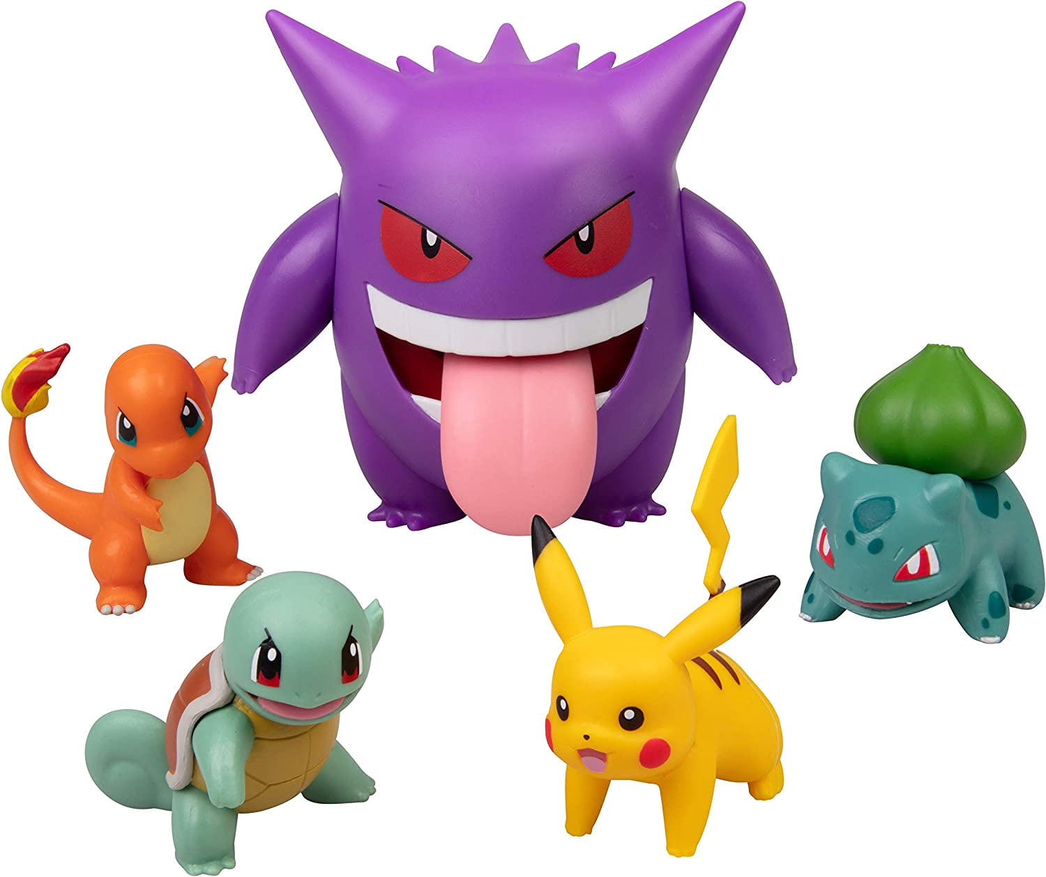 Pokemon Bulbasaur and Gengar Action Figure Sets, 5 Pieces - Walmart.com