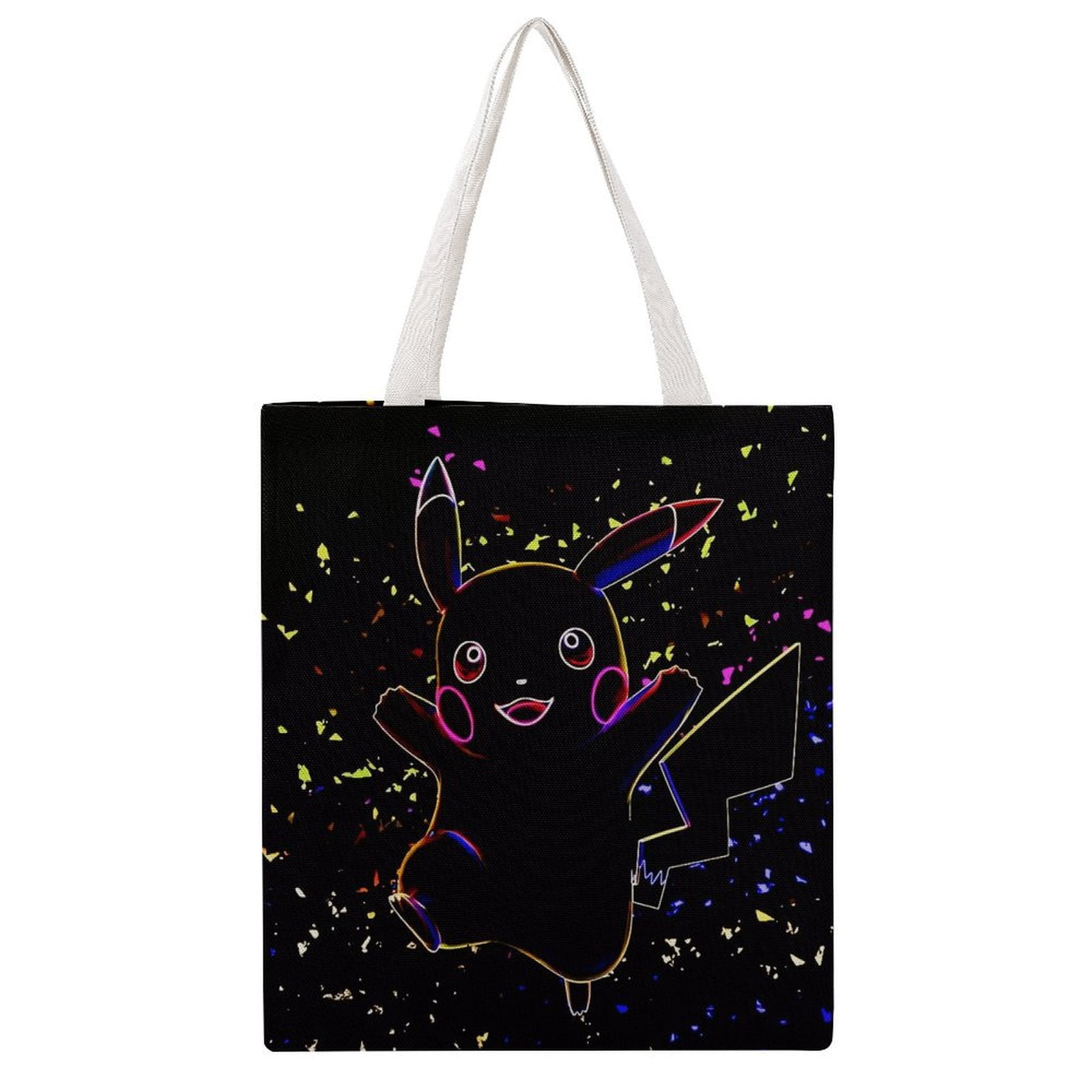 Pokemon Canvas Tote Bag Reusable Tote Shoulder Bag Casual Bag Handbags ...