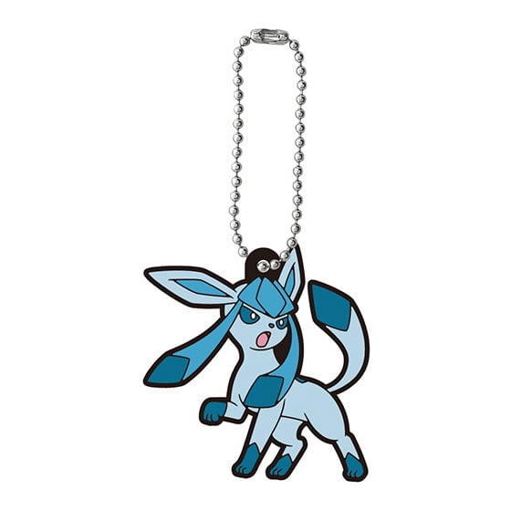 Pokemon Capsule Rubber Keychain / Mascot Vol. 18 - Glaceon (Glacia ...