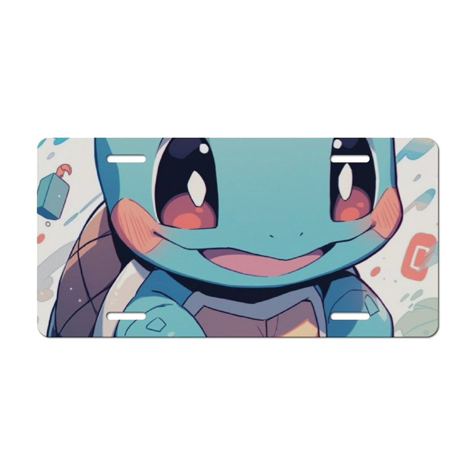 Pokemon Car License Plate Cute Anime License Plate Covers Holder ...