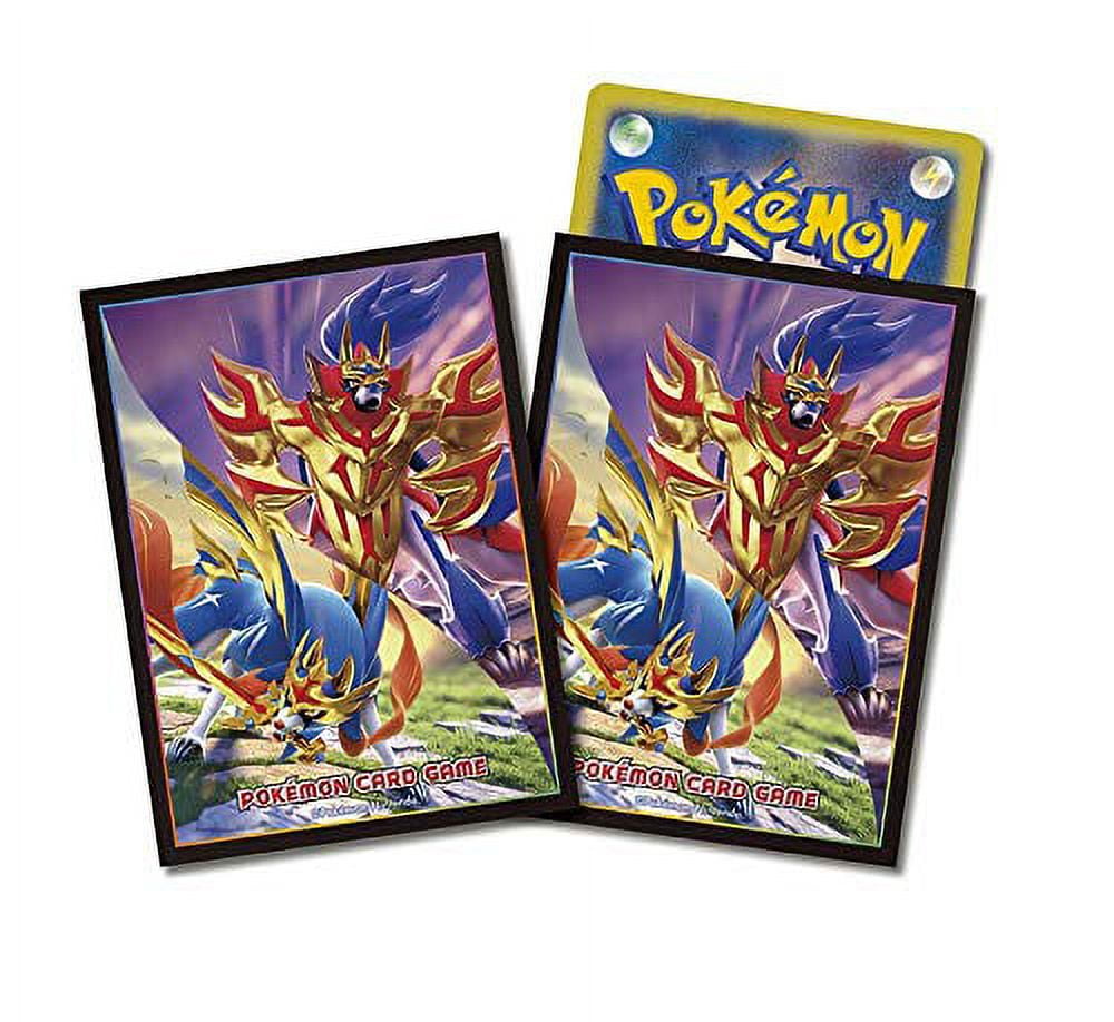Pokemon Card Game 65ct Deck Shield Zacian Zamazenta - Walmart.com