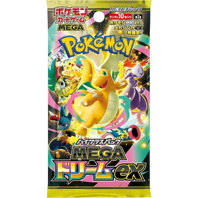 Pokemon Card Game MEGA High Class Pack Mega Dream ex Pack - 10 Cards ...