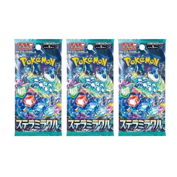 Pokemon Card Game Stellar Miracle Booster Pack (Japanese) - 3 Packs ...