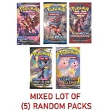 Pokemon Cards - 5 Random Booster Packs - Walmart.com
