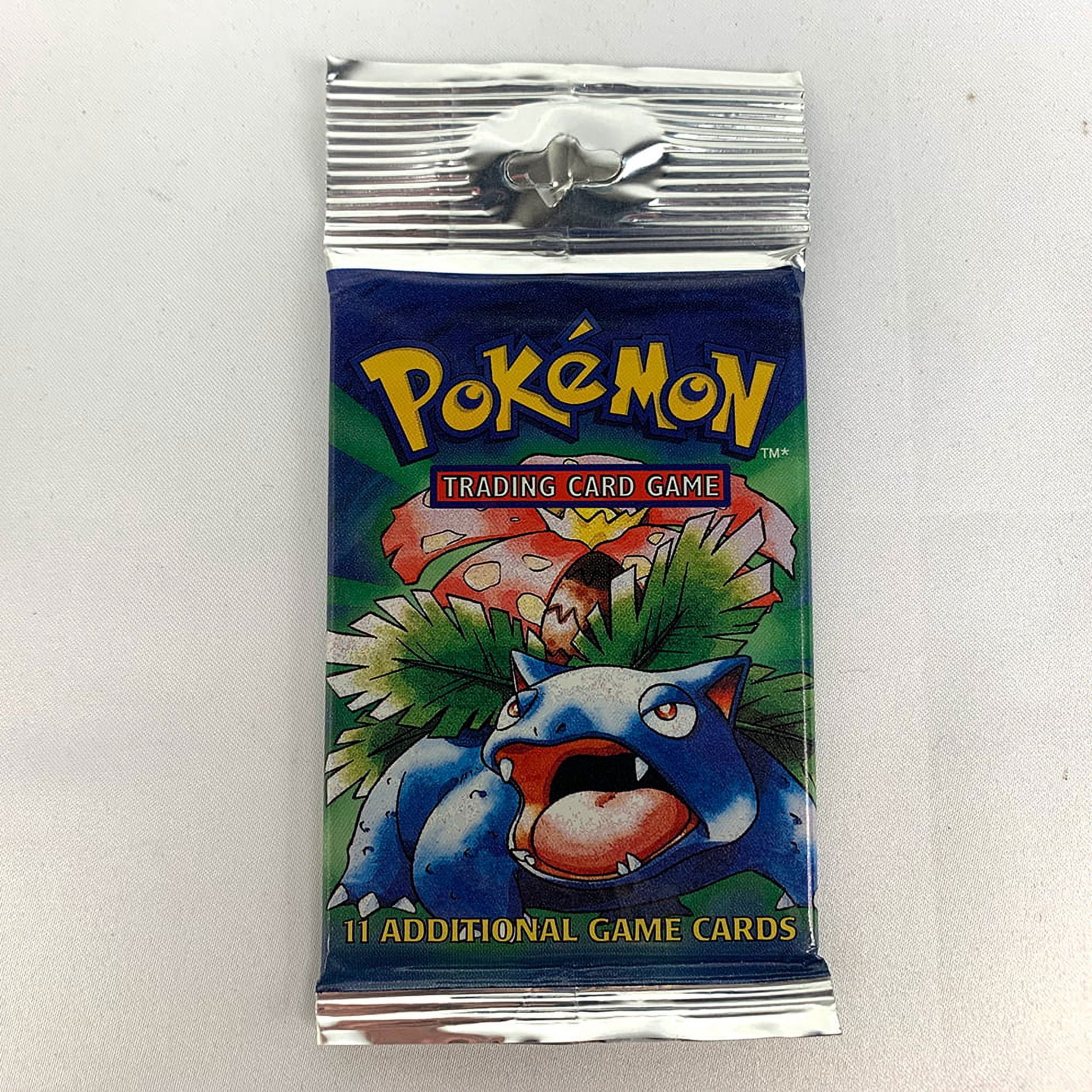 Pokemon Cards - BASE SET - Booster Pack (long tab) Venusaur Artwork ...