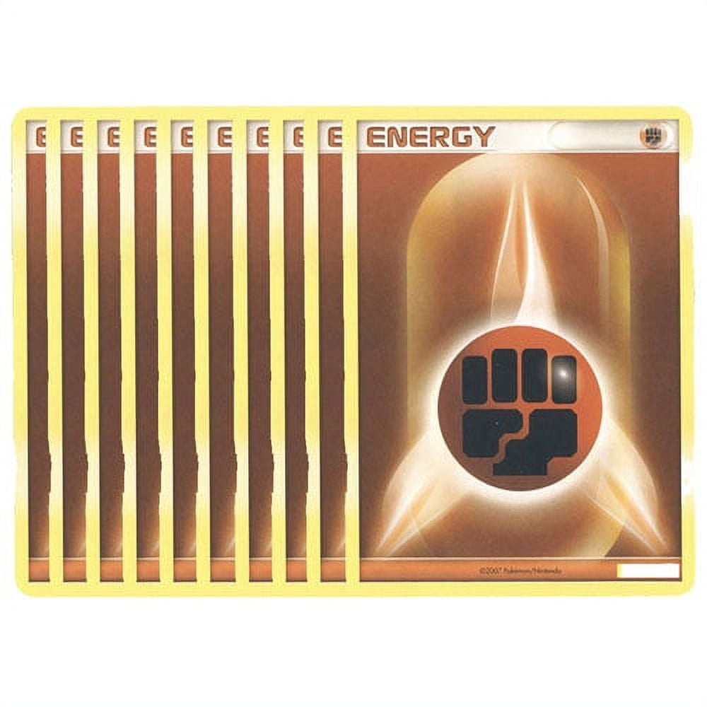 Pokemon Cards - LOT OF 10 FIGHTING ENERGY Cards (brown) - Walmart.com