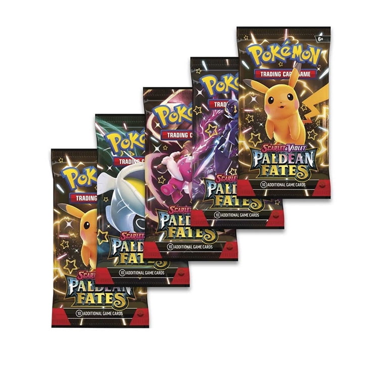 Pokemon Cards - Scarlet & Violet: Paldean Fates - BOOSTER PACKS [5 Pack ...