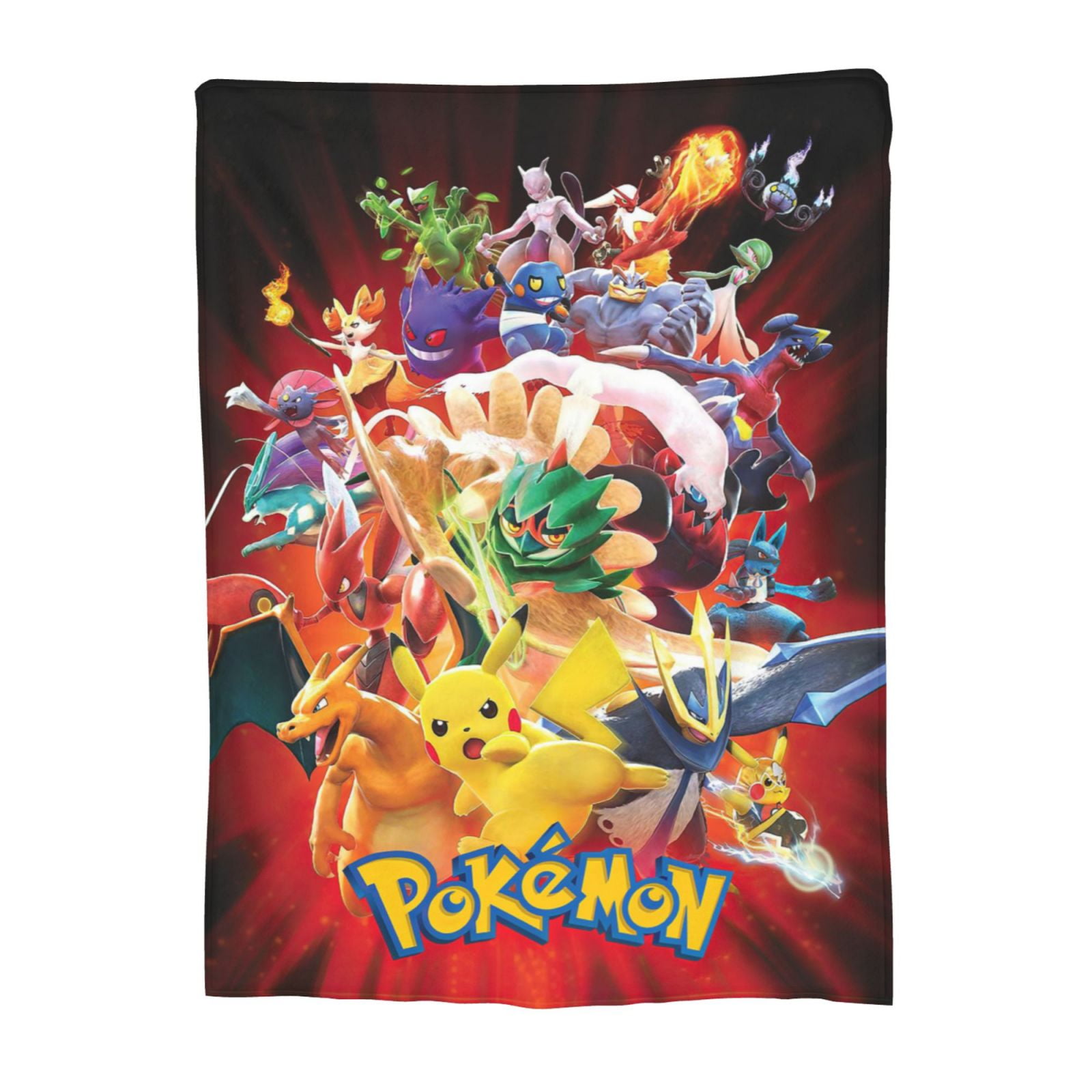 Pokemon Cartoon Blanket Air Conditioning Throw Blanket Super Soft ...