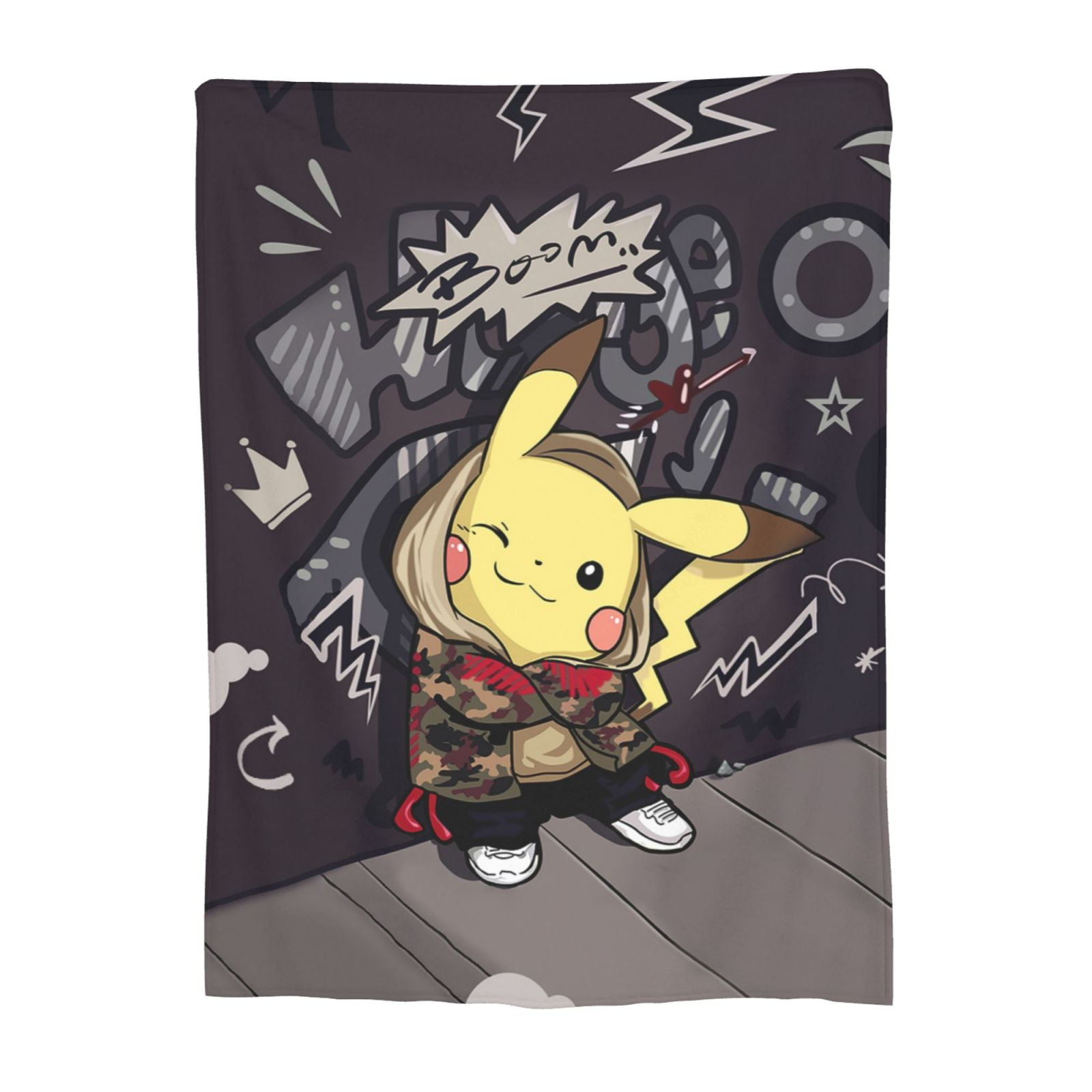 Pokemon Cartoon Blanket Air Conditioning Throw Blanket Super Soft ...