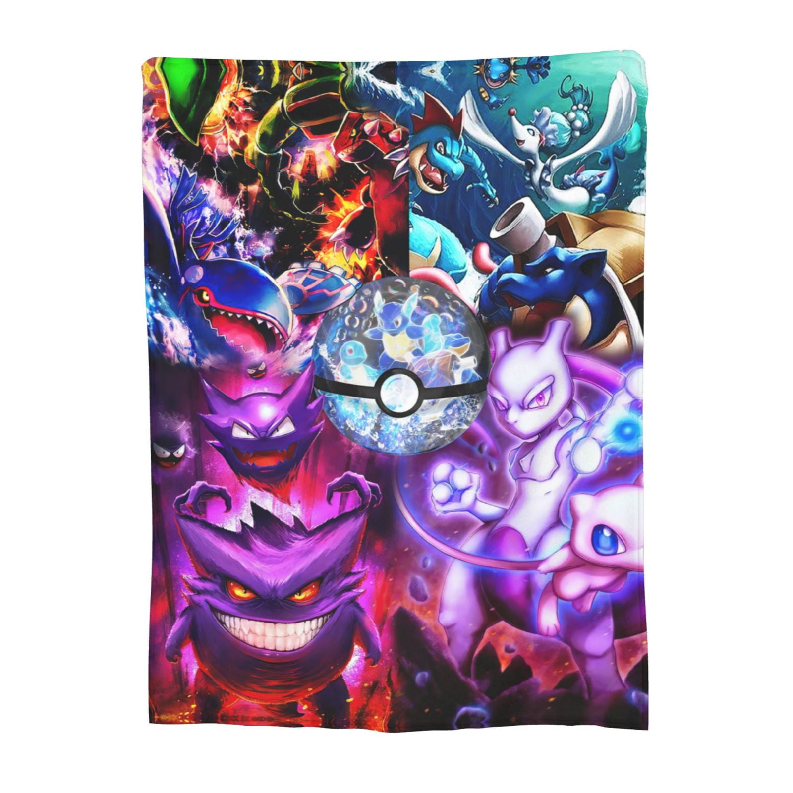 Pokemon Cartoon Blanket Air Conditioning Throw Blanket Super Soft ...