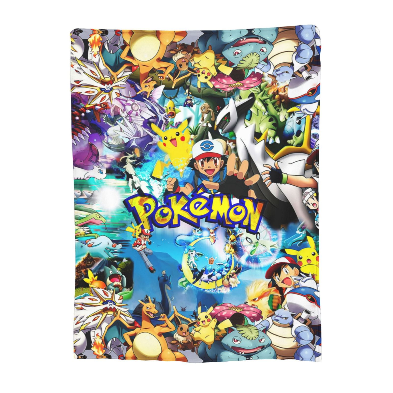 Pokemon Cartoon Blanket Air Conditioning Throw Blanket Super Soft ...