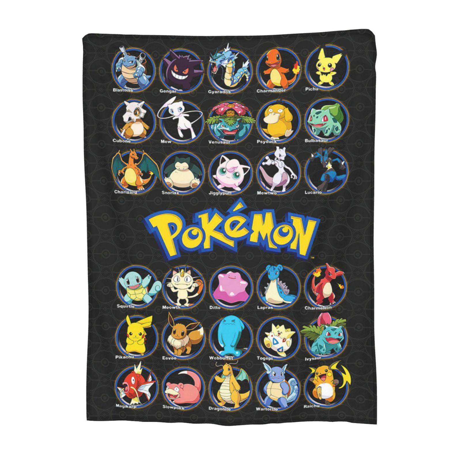 Pokemon Cartoon Blanket Air Conditioning Throw Blanket Super Soft ...