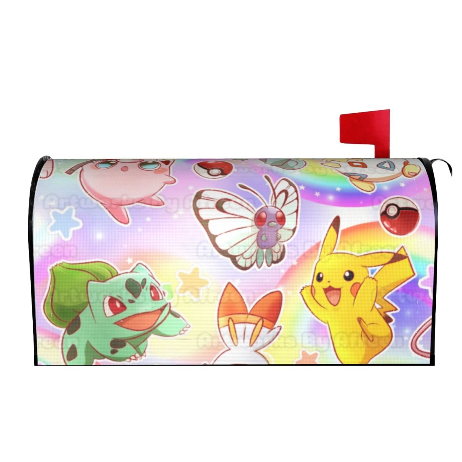 Pokemon Cartoon Character Mailbox Cover Magnetic Standard Size, Post ...