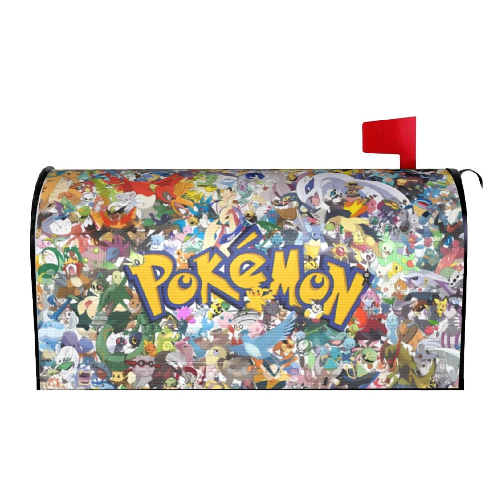 Pokemon Cartoon Character Mailbox Cover Magnetic Standard Size, Post ...