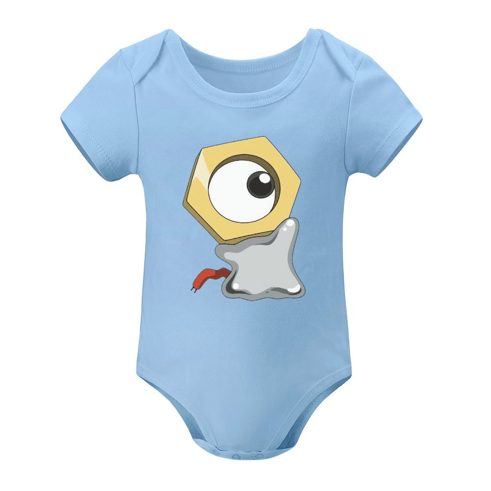 Pokemon Cartoon Newborn Sky Blue Short -Sleeve Baby's Bodysuit 9 months ...