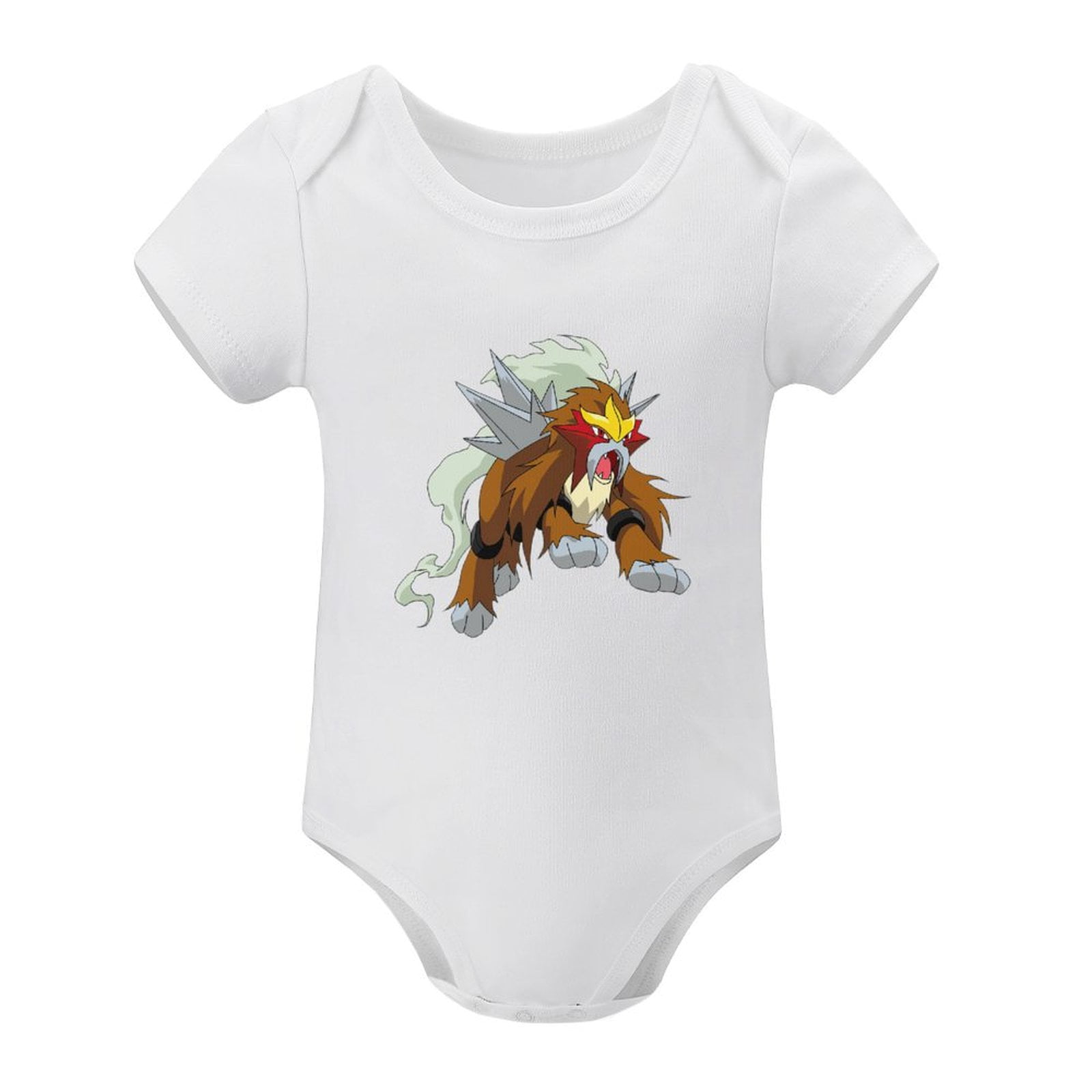 Pokemon Cartoon Newborn White Short -Sleeve Baby's Bodysuit 6 months ...