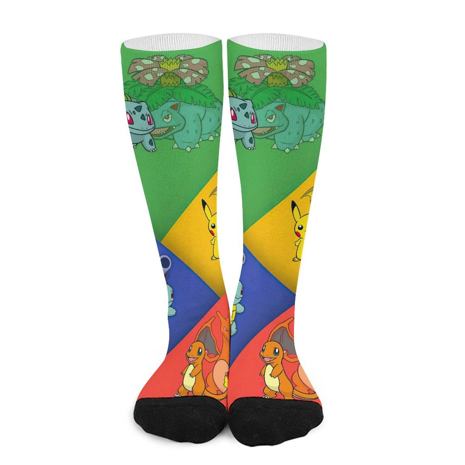 Pokemon Cartoon Socks Kids Youth Men & Women Over-the-Calf All Printed ...