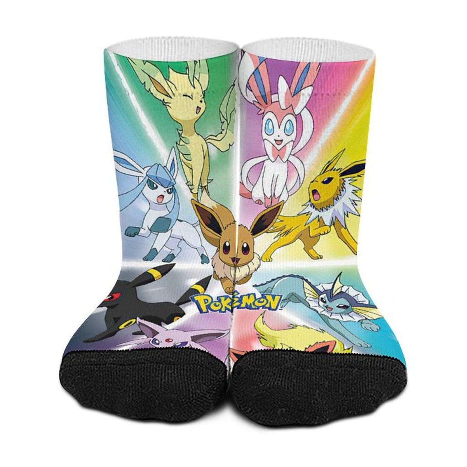 Pokemon Cartoon Socks Kids Youth Men & Women Over-the-Calf Anime High ...