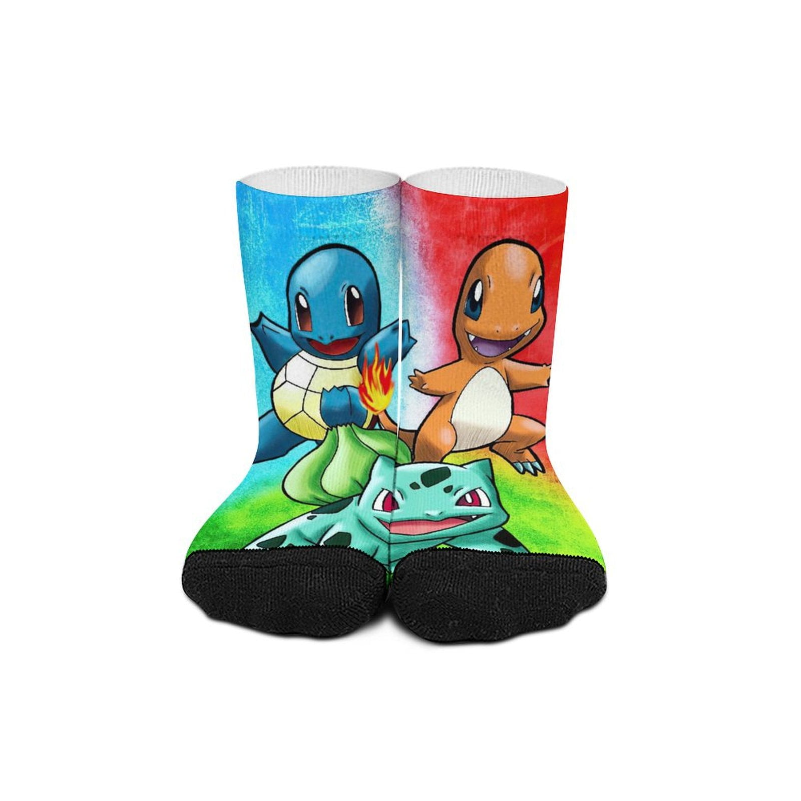 Pokemon Cartoon Socks Kids Youth Men & Women Over-the-Calf Anime High ...