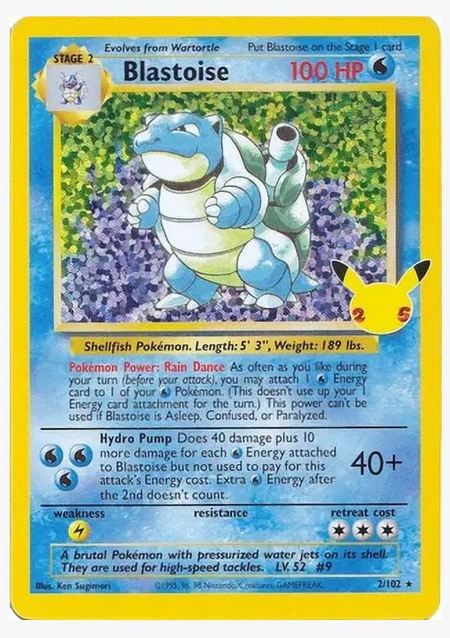 Pokemon Cards Blastoise