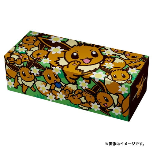 Pokemon Center Original Card Game Long Card Box - Eevee Large Gathering ...