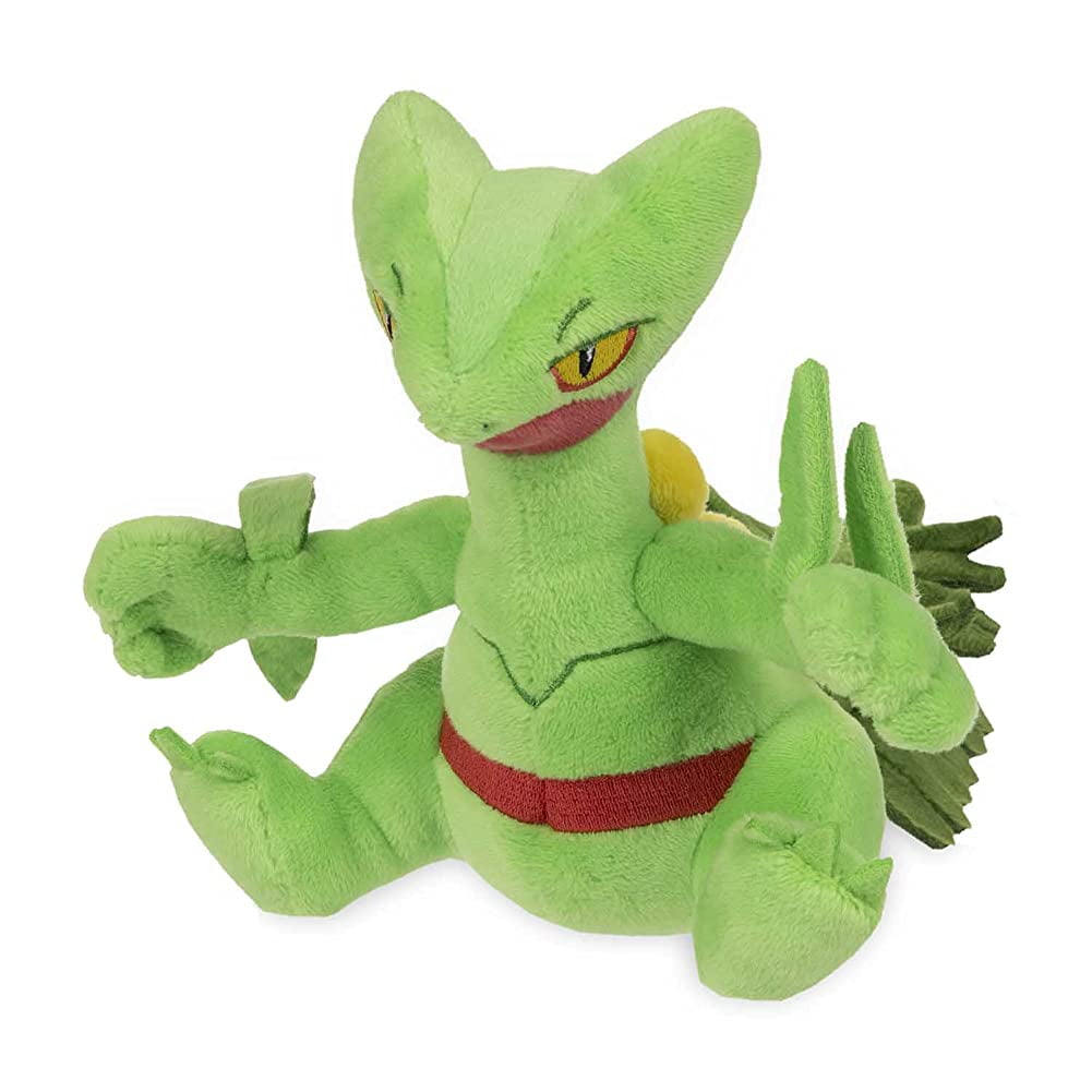 Sceptile Pokemon Stuffed Animal Toy - Sitting Cuties Poke Plush, 5 in ...