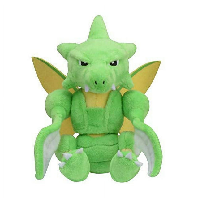 New Pokemon Merch: Sitting Cuties Scyther Plush Toy - Stuffy Pokemon ...