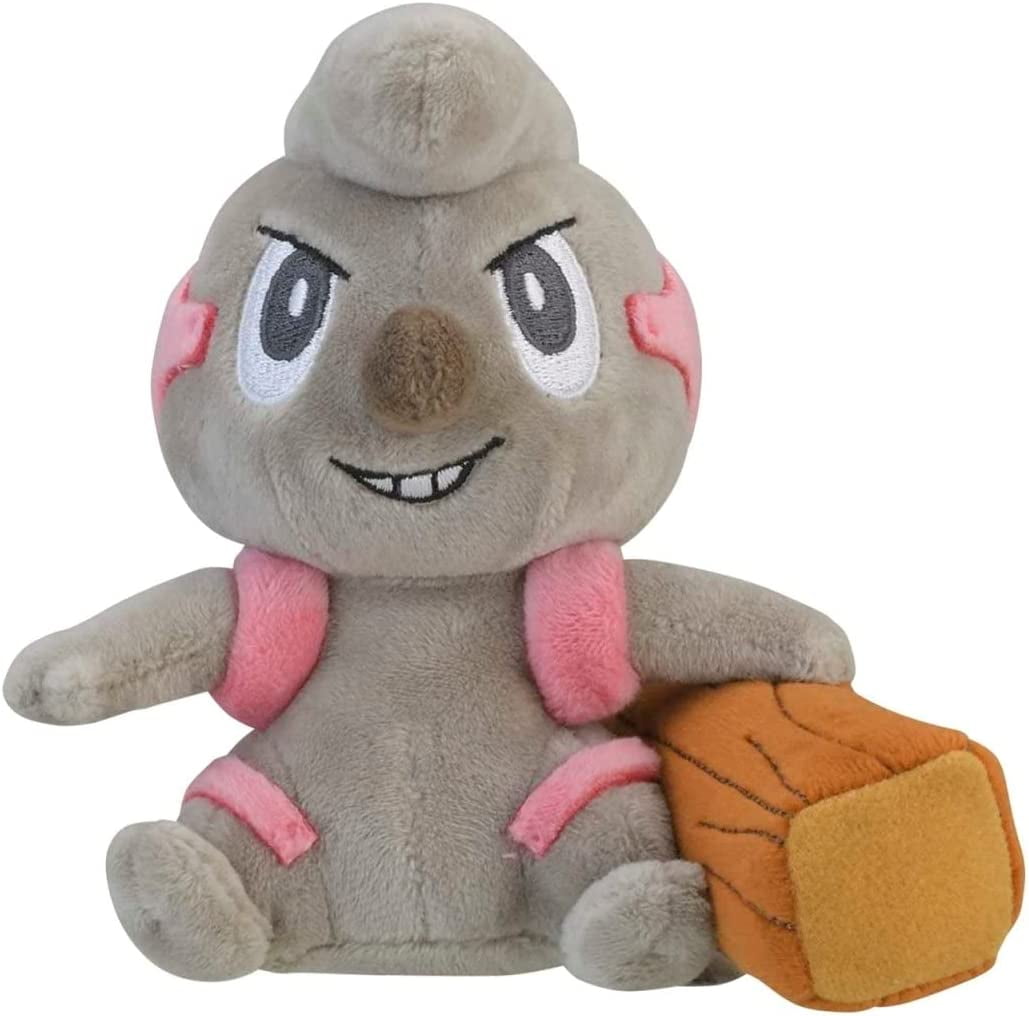Pokemon Center: Sitting Cuties: Timburr Plush # 532 - Generation 5 - 6 ...