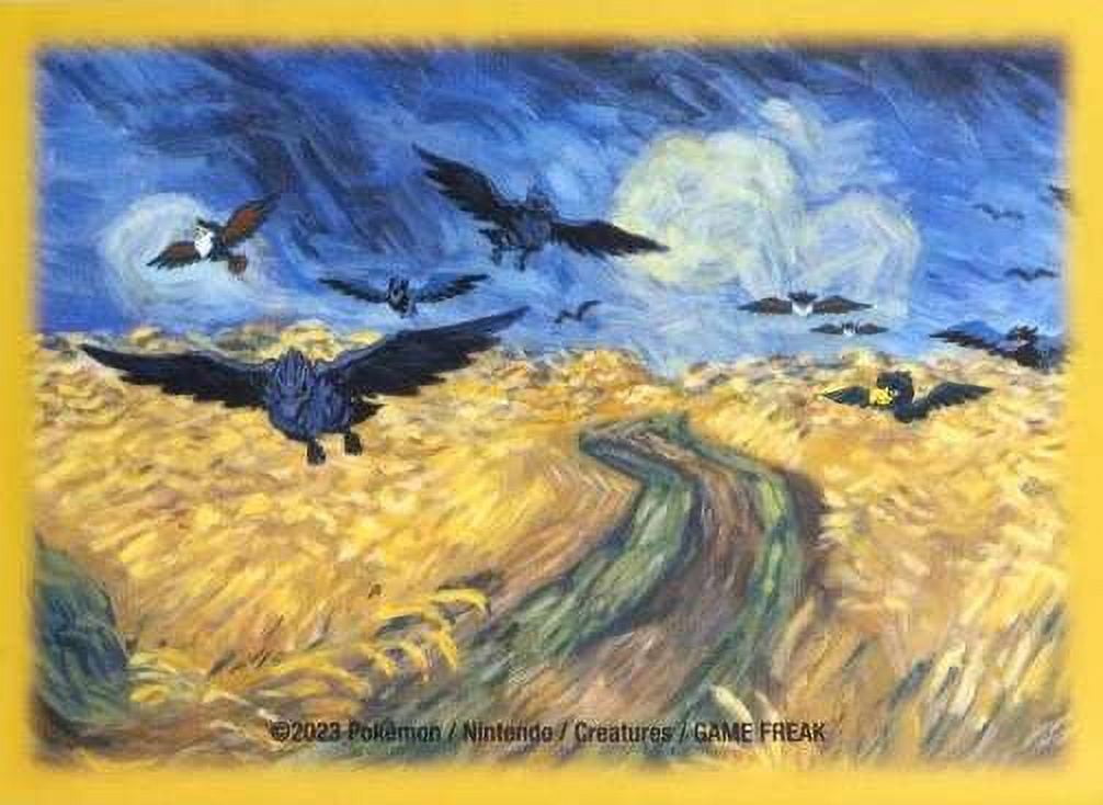 Pokemon Center x Van Gogh Museum Corviknight Inspired by Wheatfield ...