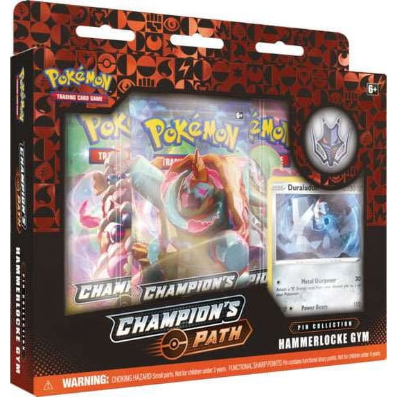 Pokemon TCG: Champion's Path Hammerlocke Gym Trading Pin Collection (3 ...