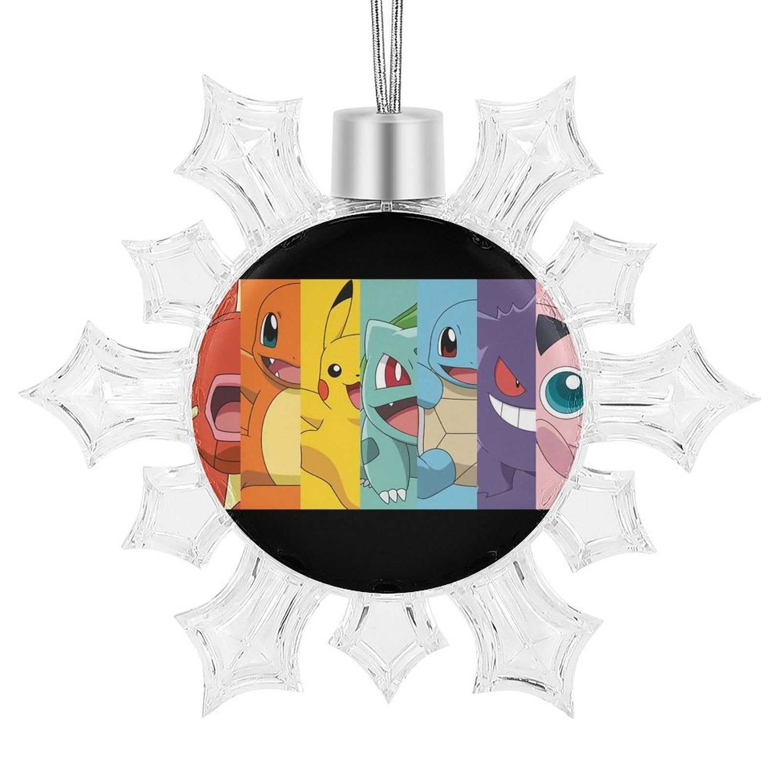 Pokemon Character Box Snowflake Ornaments for Tree,Snowflakes Christmas ...