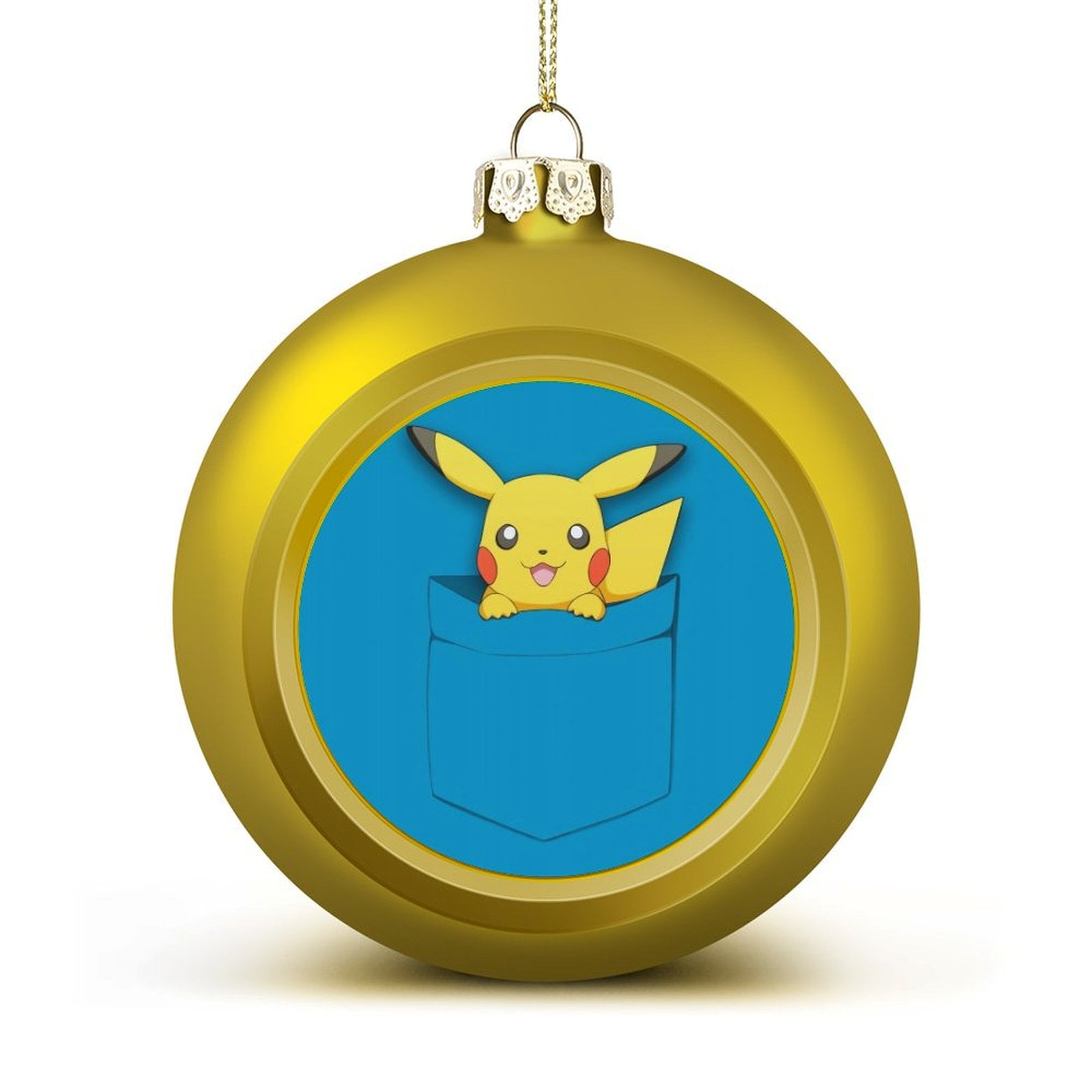 Pokemon Character Boxes Christmas Ball Ornaments for Tree,Red and Green ...