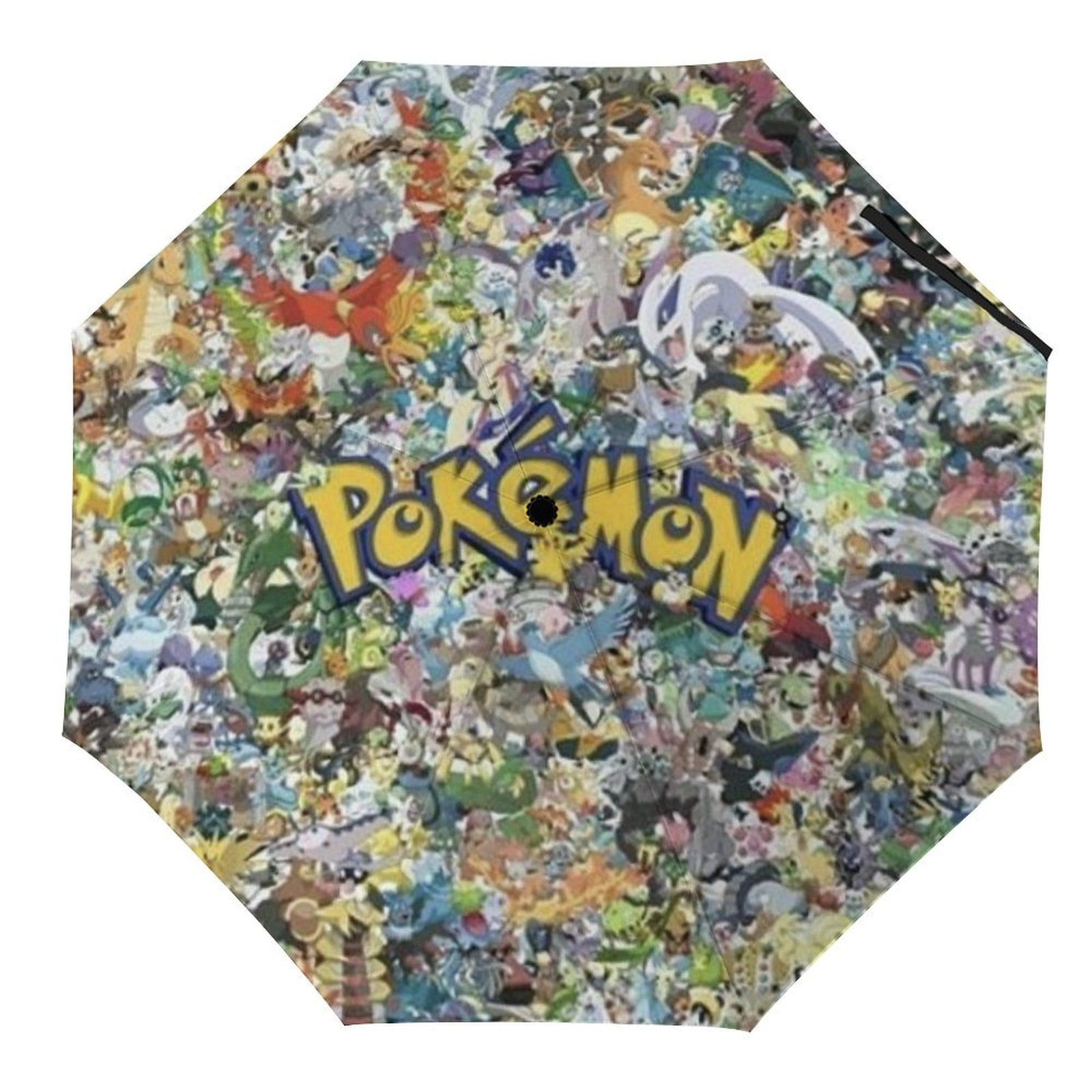 Pokemon Charizard 3 Fold Umbrella Automatic Open-close Cartoon UV ...
