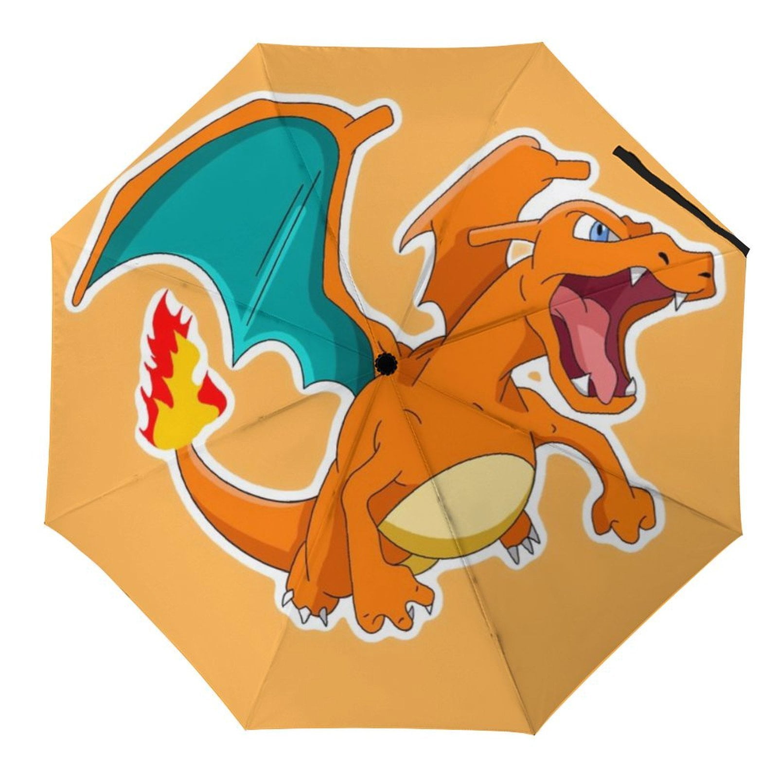 Pokemon Charizard 3 Fold Umbrella Automatic Open-close Cartoon UV ...