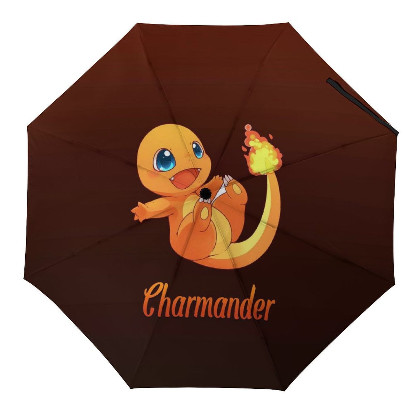 Pokemon Charizard 3 Fold Umbrella Automatic Open-close Cartoon UV ...