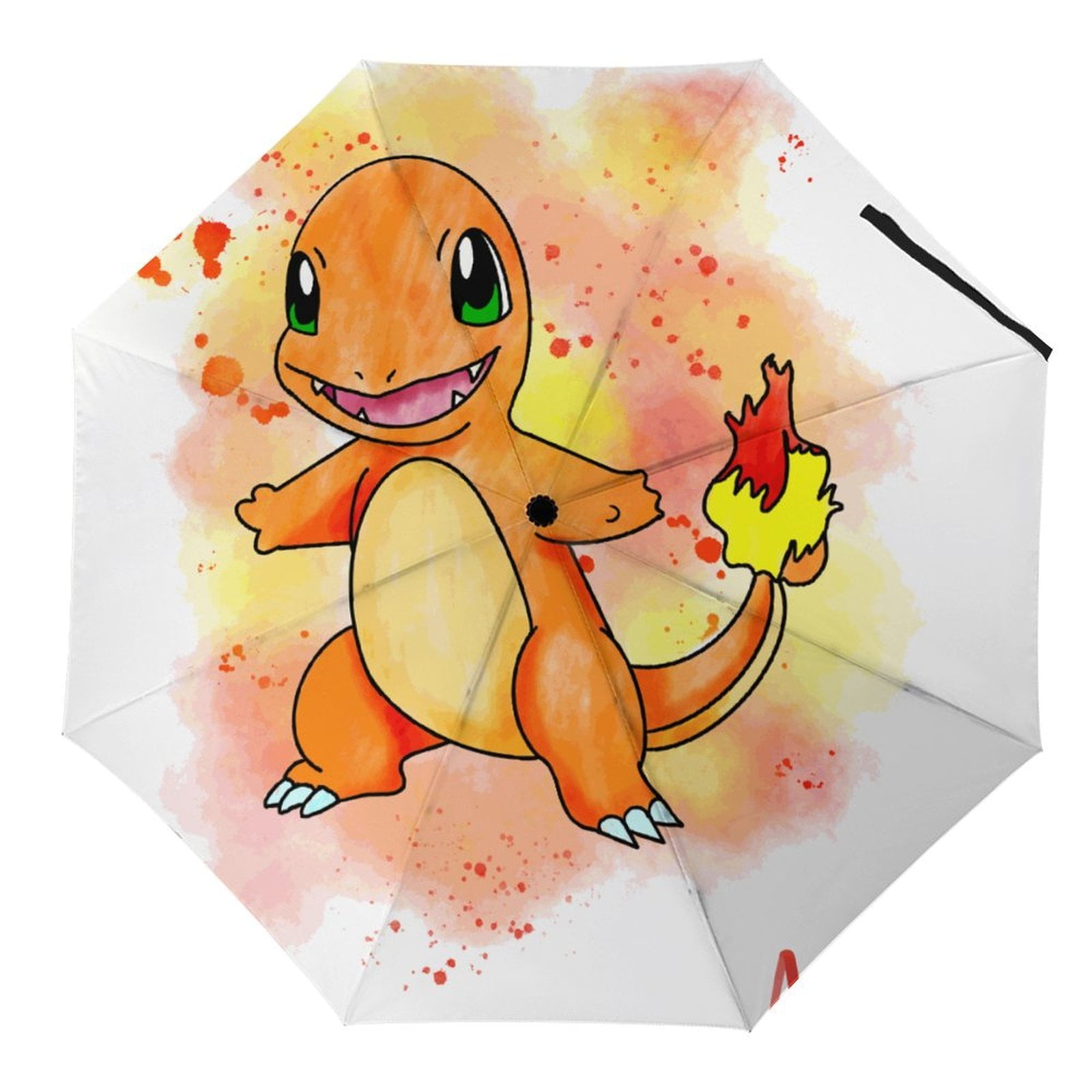 Pokemon Charizard 3 Fold Umbrella Automatic Open-close Cartoon UV ...