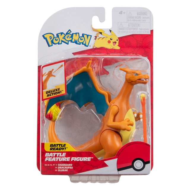 Pokemon Charizard Battle Feature Action Figure - Walmart.com