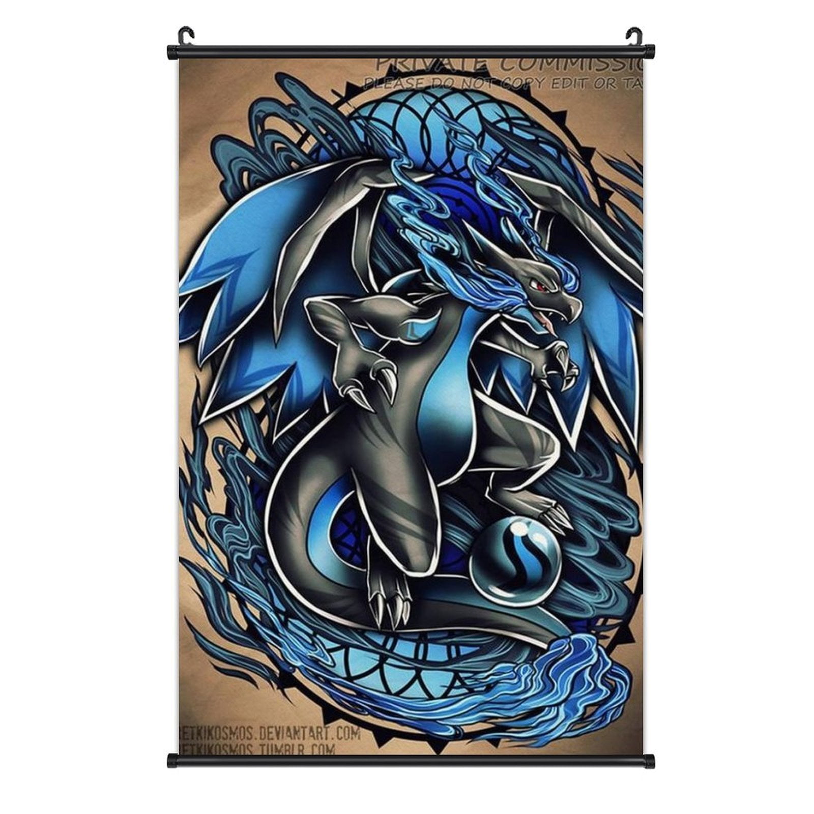 Pokemon Charizard Canvas Wall Poster: Ideal Gift for Pokémon - Loving ...
