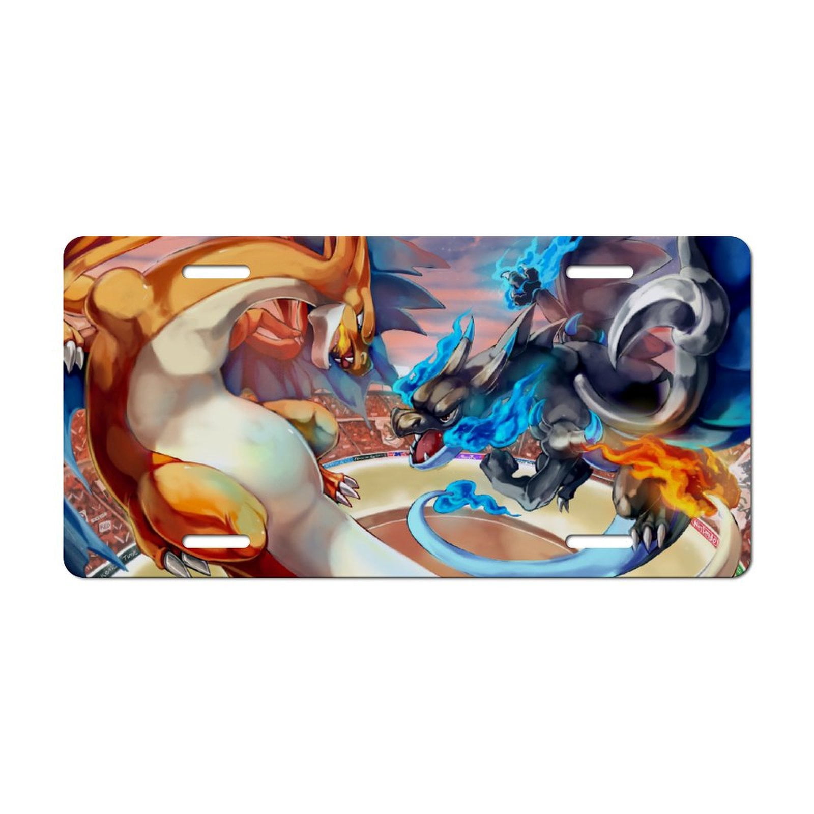 Pokemon Charizard Car License Plate Cute Anime License Plate Covers ...