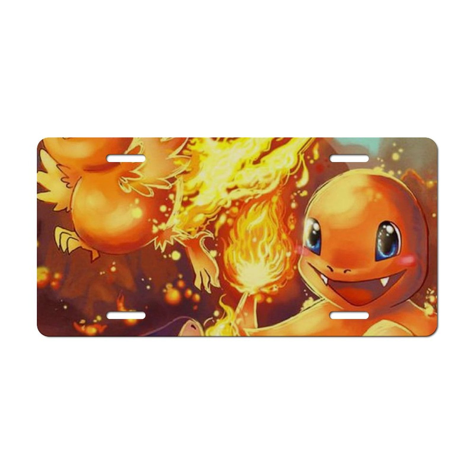 Pokemon Charizard Car License Plate Cute Anime License Plate Covers ...