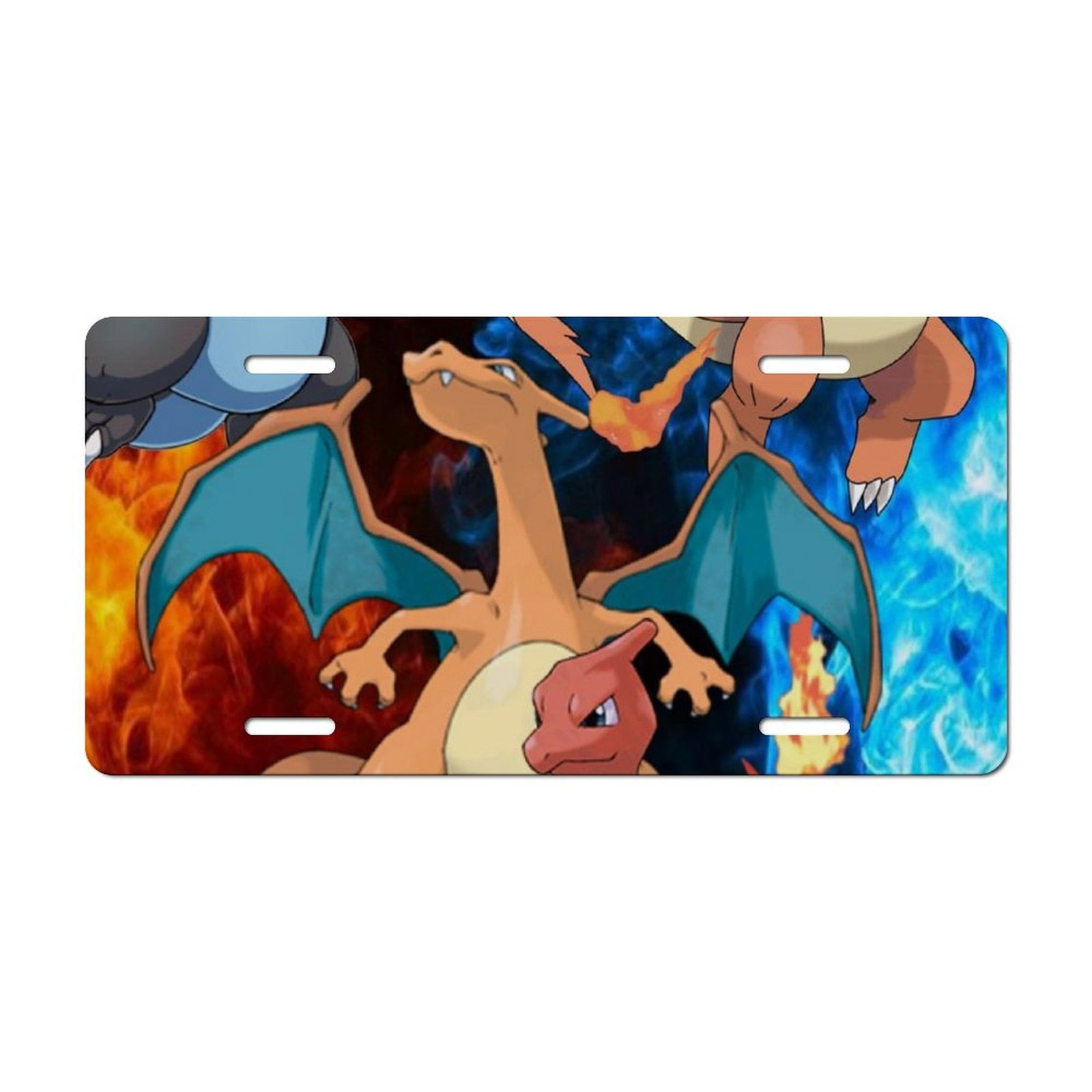 Pokemon Charizard Car License Plate Cute Anime License Plate Covers ...
