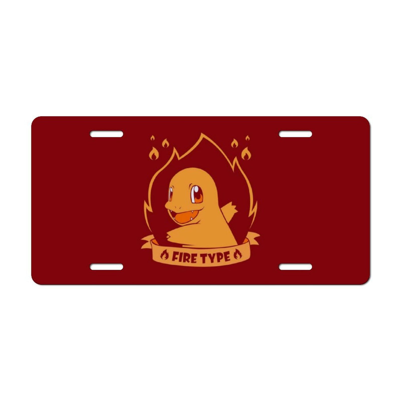 Pokemon Charizard Car License Plate Cute Anime License Plate Covers ...