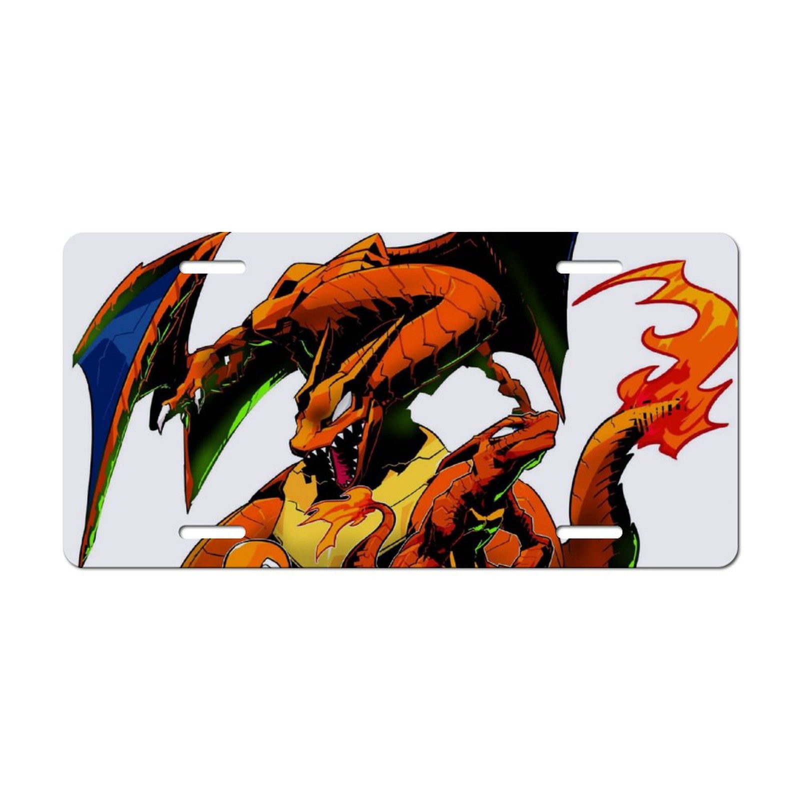 Pokemon Charizard Car License Plate Cute Anime License Plate Covers ...